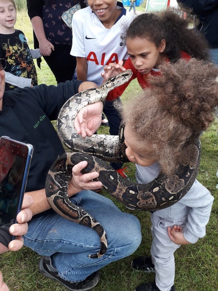 Meet a snake event - Barking & Dagenham Country Parks
